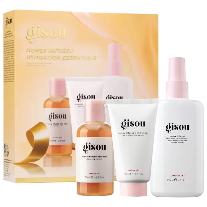 Gisou, Honey Infused 3-Step Hydration Essentials Gift Set – Beauty ...